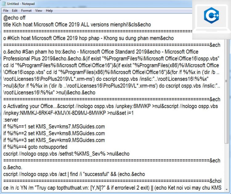 Cách Crack Office 2019 Đơn Giản, Dễ Hiểu Thành Công 100%